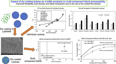 Impact of dry coating lactose as a brittle excipient on multi-component ...