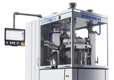 New KORSCH x5 advanced single sided tablet press delivers major ...