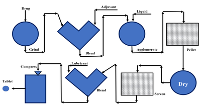 The overview of oral solid dosage forms and different excipients used ...